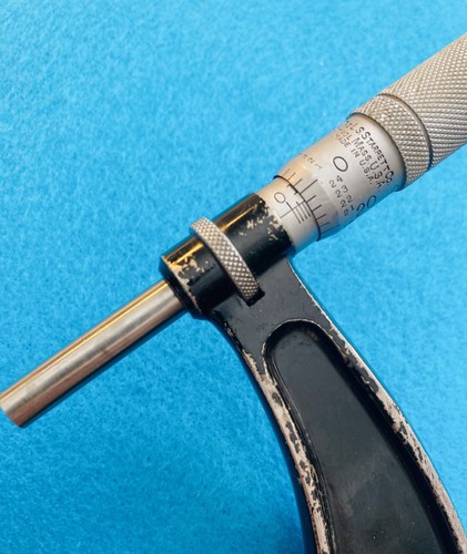 STARRETT 6 INCH OUTSIDE MICROMETER No. 436 SPINDLE LOCK FRICATION ...