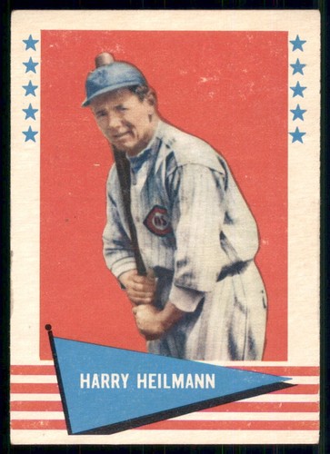 1961 Fleer Baseball Greats (F418-3) #42 Harry Heilmann | eBay