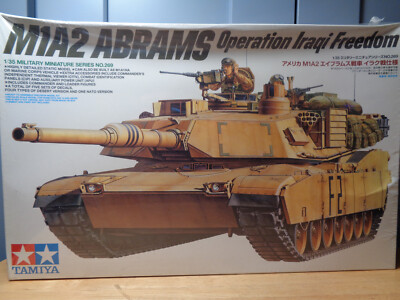 TAMIYA #35269 1/35 SCALE M1A2 ABRAMS OPERATION IRAQI FREEDOM NEW IN DAMAGED BOX | eBay