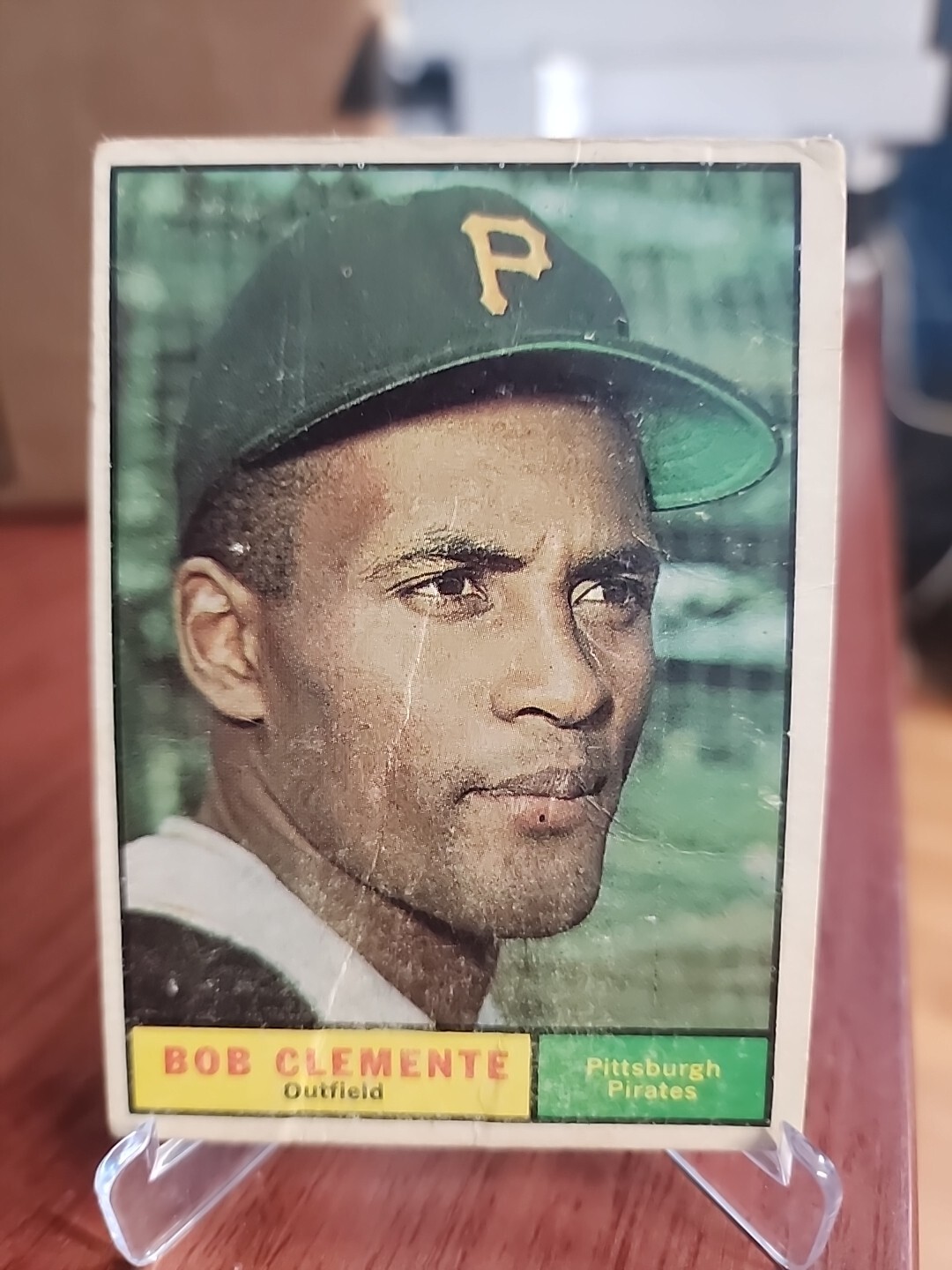Roberto Clemente Pittsburgh Pirates 1961 Topps Baseball Card #388 | eBay