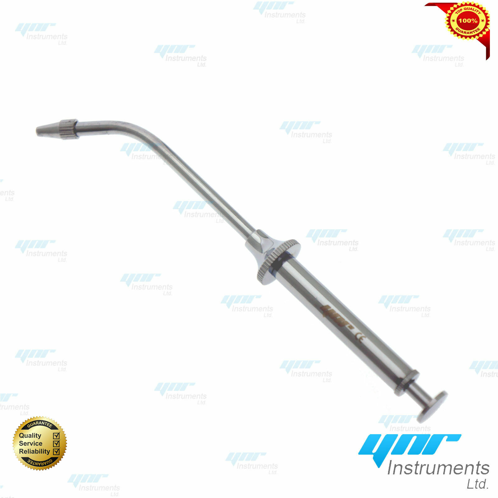 YNR England Amalgam Carriers Gun Stainless Steel Tip Straight 45° 90 ...