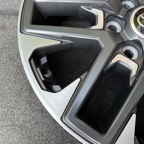 SET (4) 20 INCH WHEELS TOYOTA TUNDRA 2022 GENUINE OEM CHARCOAL MACHINED ...