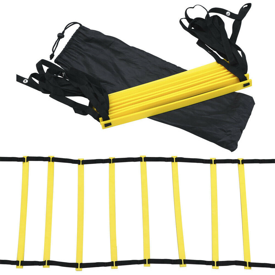 8 Rungs Agility Speed Training Ladder Footwork Fitness Football Workout ...