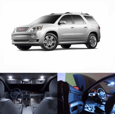 LED White Lights Interior Package Kit For GMC Acadia 2010-2012 (12pc ...