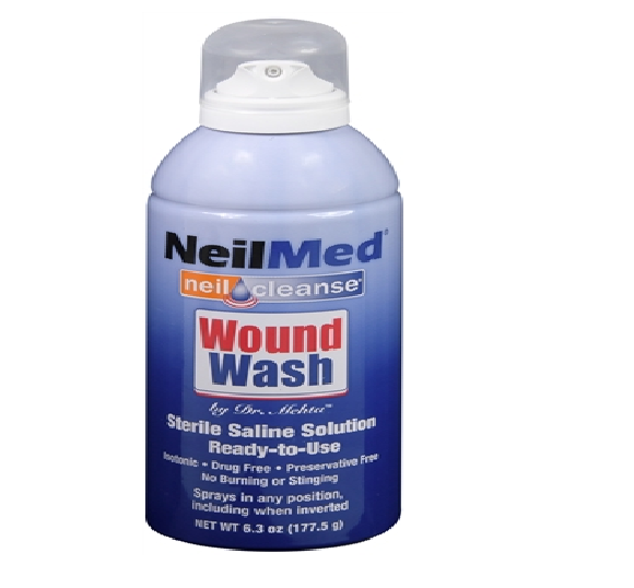 SM Neilmed Neil Cleanse Wound Wash Saline Solution 6.3oz | eBay