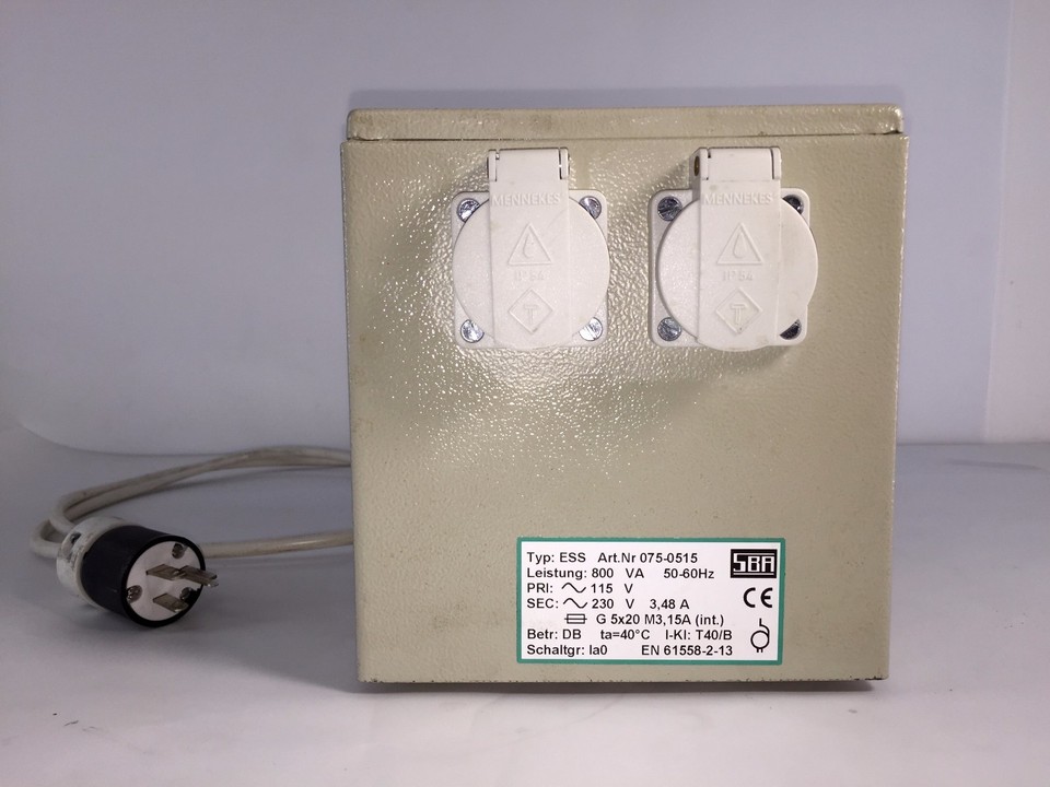 SBA TrafoTech Power Transformer 800 VA 50-60Hz 3.48A | eBay