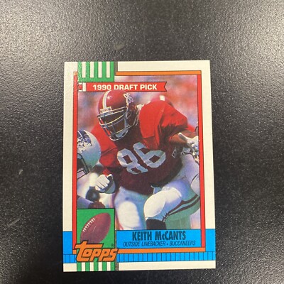 1990 Topps Tampa Bay Buccaneers Football Card #399 Keith McCants | eBay