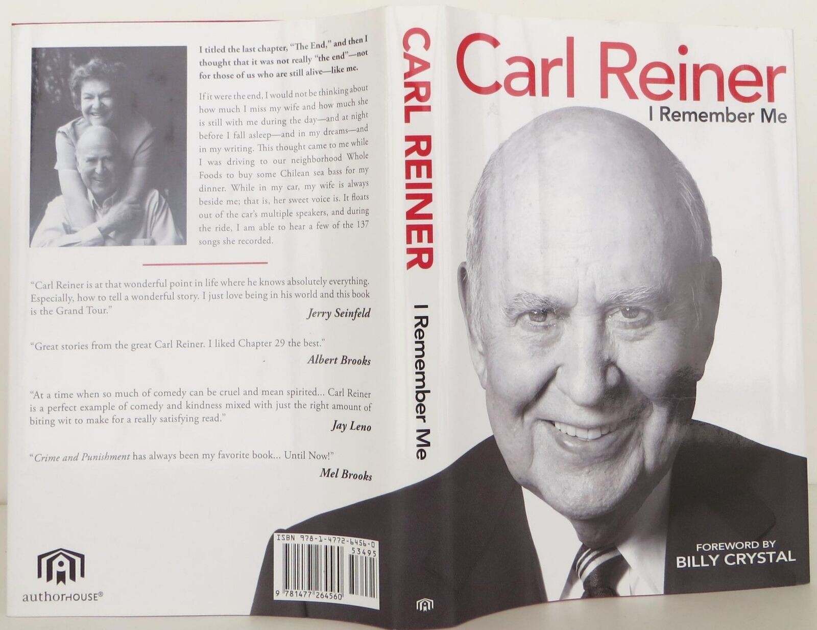 SIGNED Carl Reiner / I Remember Me fine hbk + dj (Inscribed 1st Edition ...