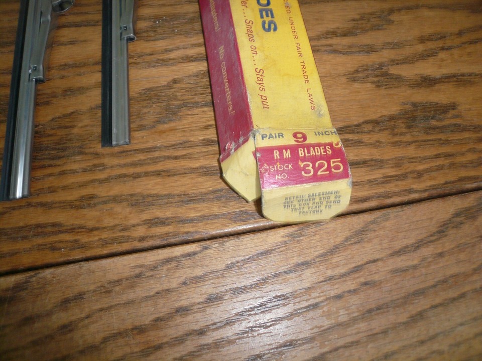 VINTAGE NOS ANCO RM 325 9.0" Polished FINISH WIPER ARM - Pair - Rain ...