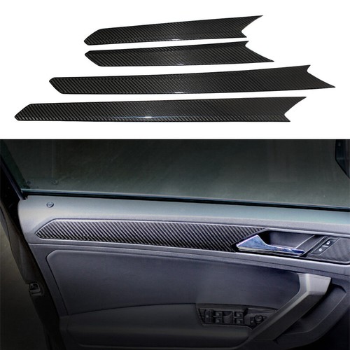 For 2017-2021 Volkswagen Tiguan Real Carbon Fiber Interior Door Panel ...