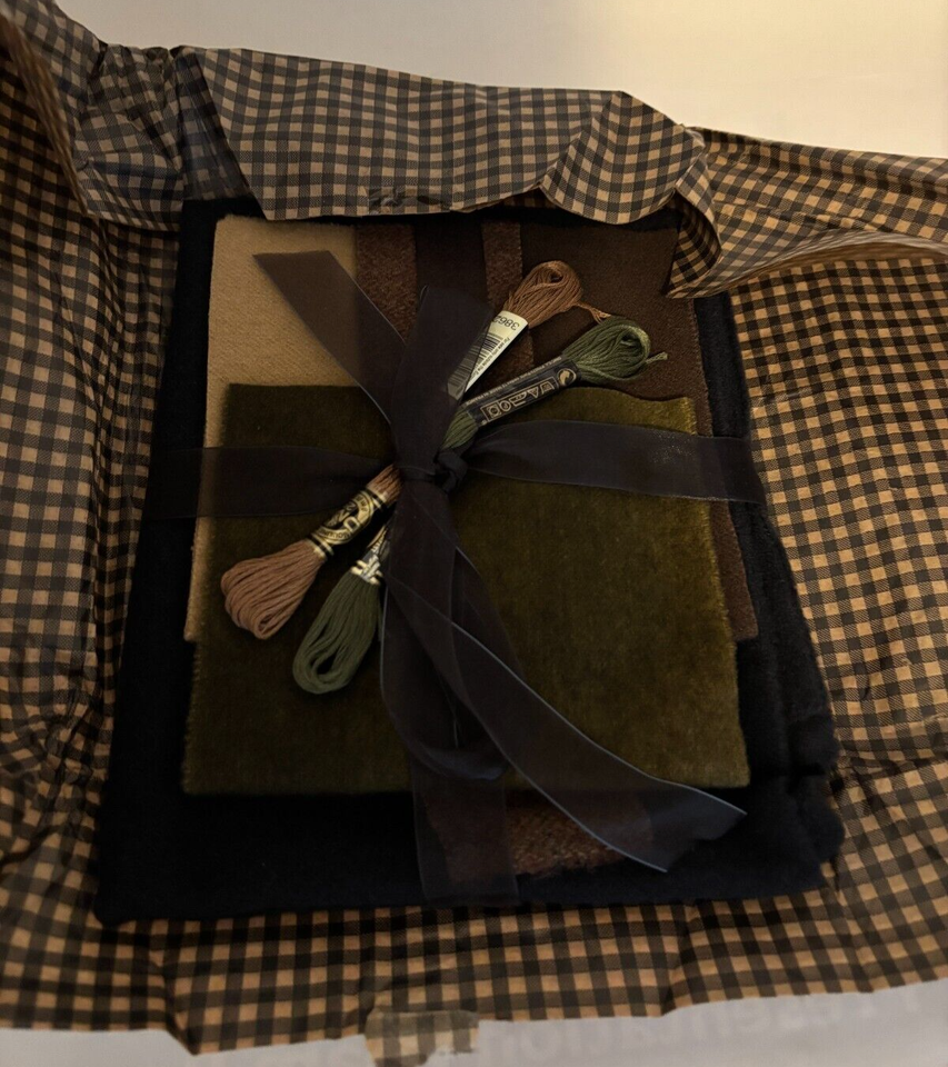 Lake View Primitives Quilt Block Spice Pinks with Felt & Floss August ...