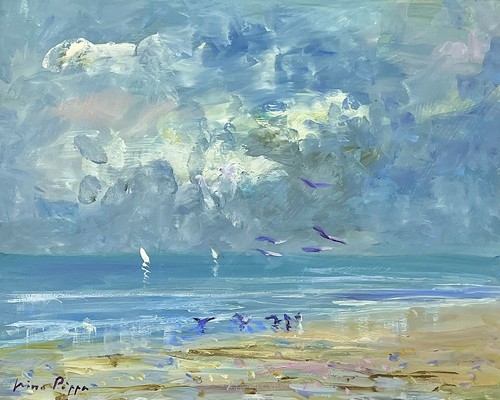 11X14 Painting AskArt Listed Nino Pippa Southern Florida Sailboats ...