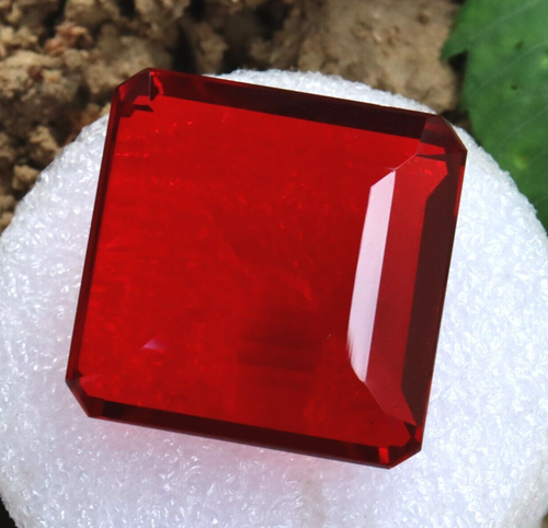 Natural Red Ruby CERTIFIED Radiant Shape Loose Gemstone 103.75 Ct Best ...