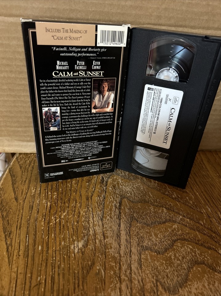 HALLMARK Calm at Sunset (VHS, 1997) 20163. Michael Moriarty, Peter ...