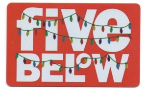 Five Below Christmas Lights 2020 Gift Card No $ Value Collectible | eBay