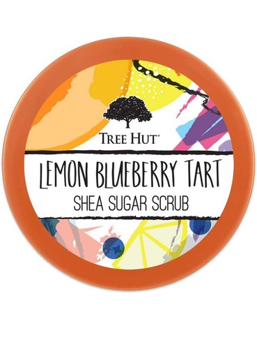 Tree Hut Lemon Blueberry Tart Shea Sugar Scrub 18oz Exfoliating Scrub ...