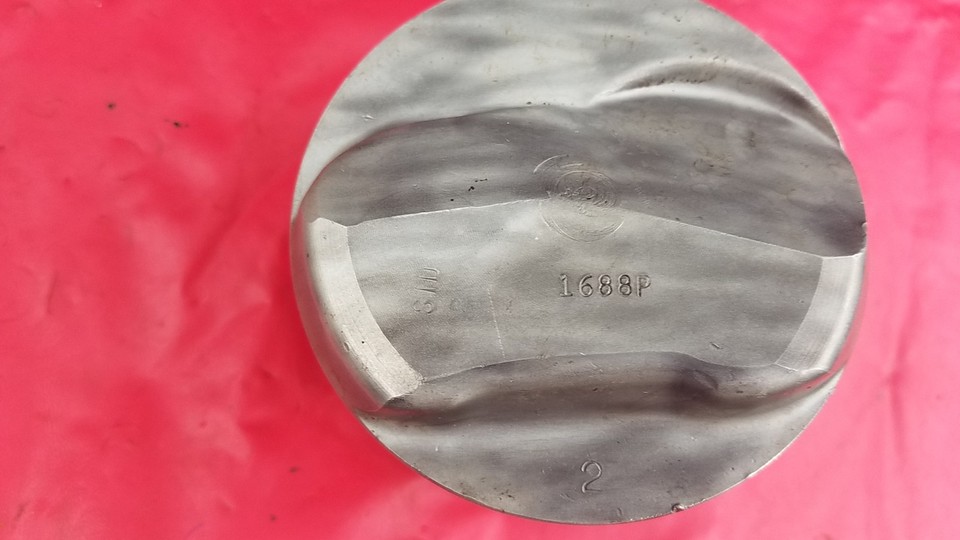 1969 CHEVY 427 CLOSED CHAMBER FORGED PISTONS (6) 1688-P | eBay