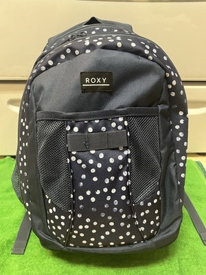 Roxy Quiksilver Polka Dot Backpack Size 16” X 12” X 6” | eBay