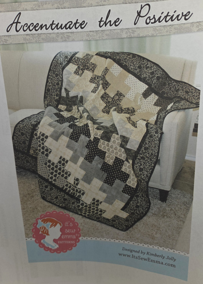 Accentuate the Positive Quilt Kit with Little Black Dress2 - 14.5 Yds ...