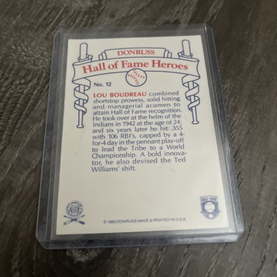 1983 Donruss Hall Of Fame Heroes Auto Lot Of 7 Musial, Kiner, Robert ...