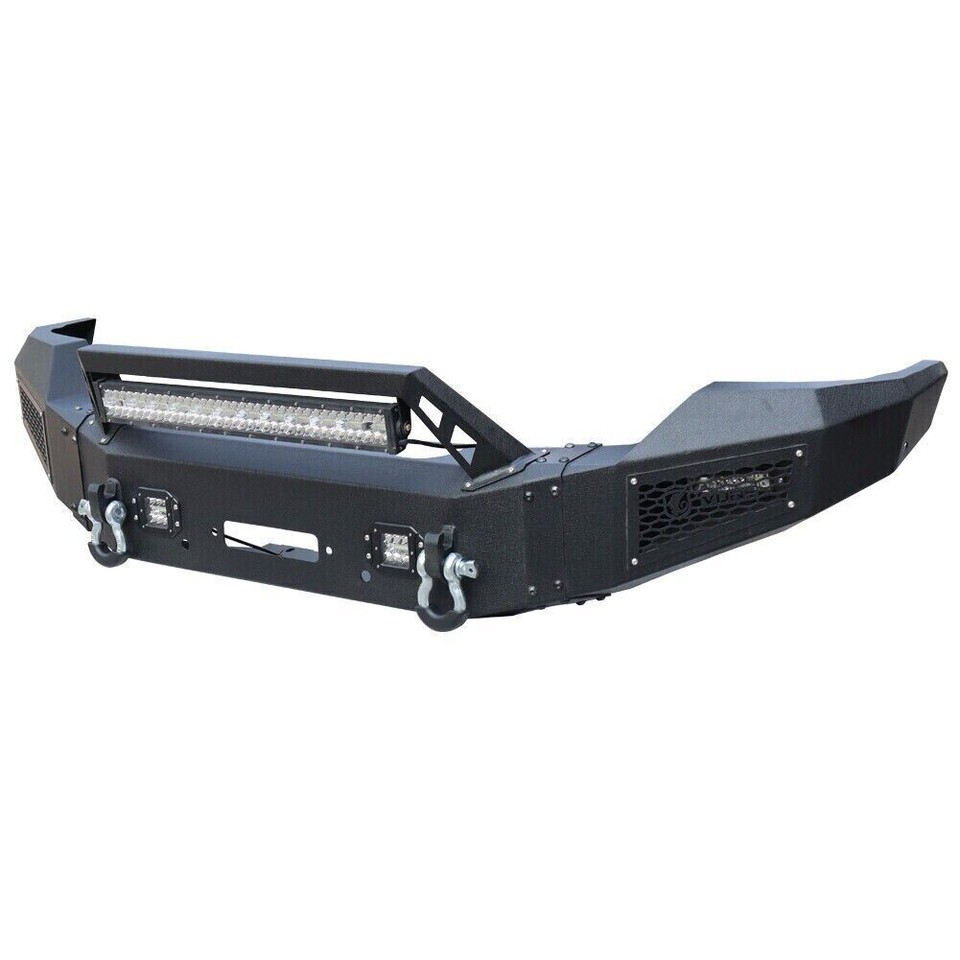 MST Front Bumper W/Winch Plate&LED Lights For 11-16 Ford F250-F550 ...