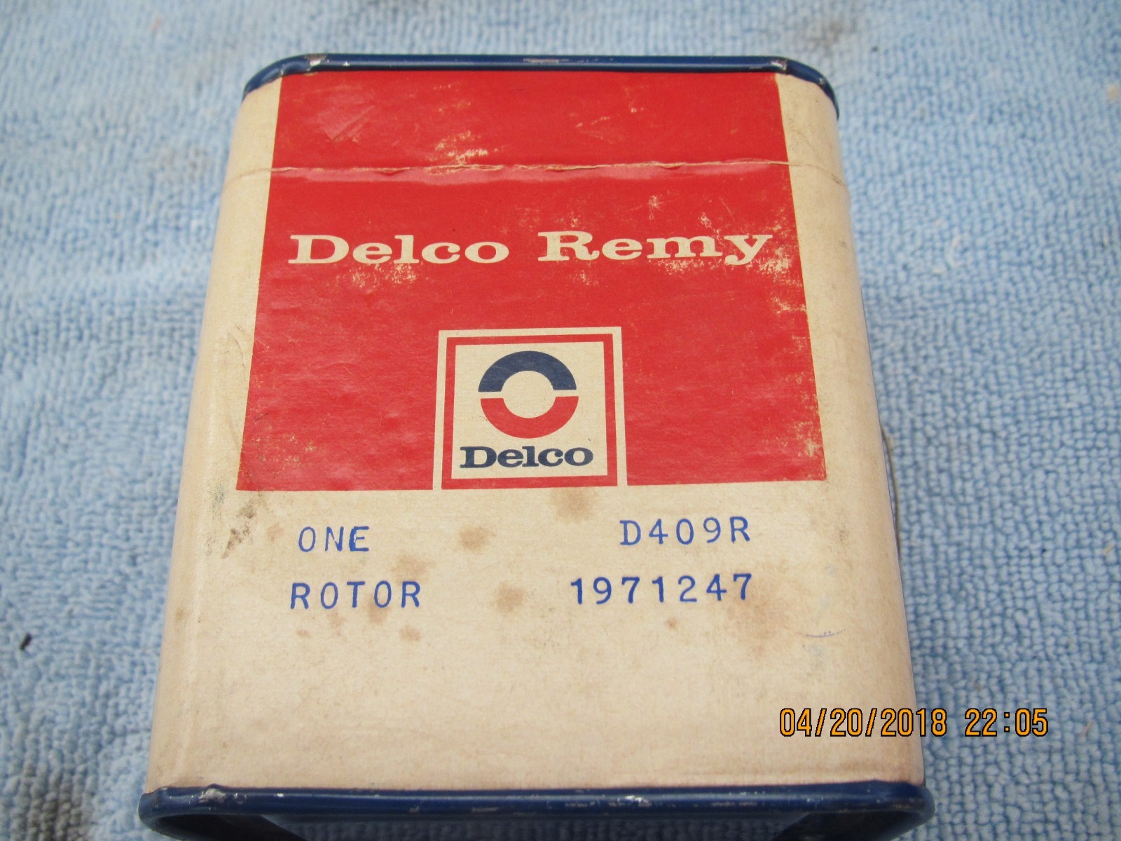 NOS Delco Remy D409R Distributor Rotor GM 1971247 69 V8 Camaro Chevelle ...