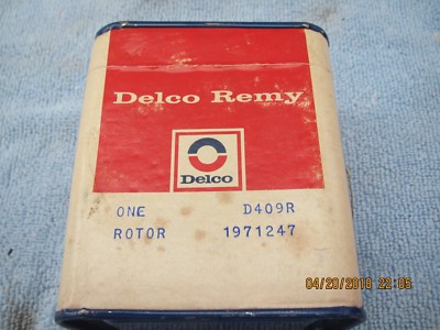 RARE NOS VINTAGE ORIGINAL Delco REMY D-409R 1971247 Distributor Cap ...