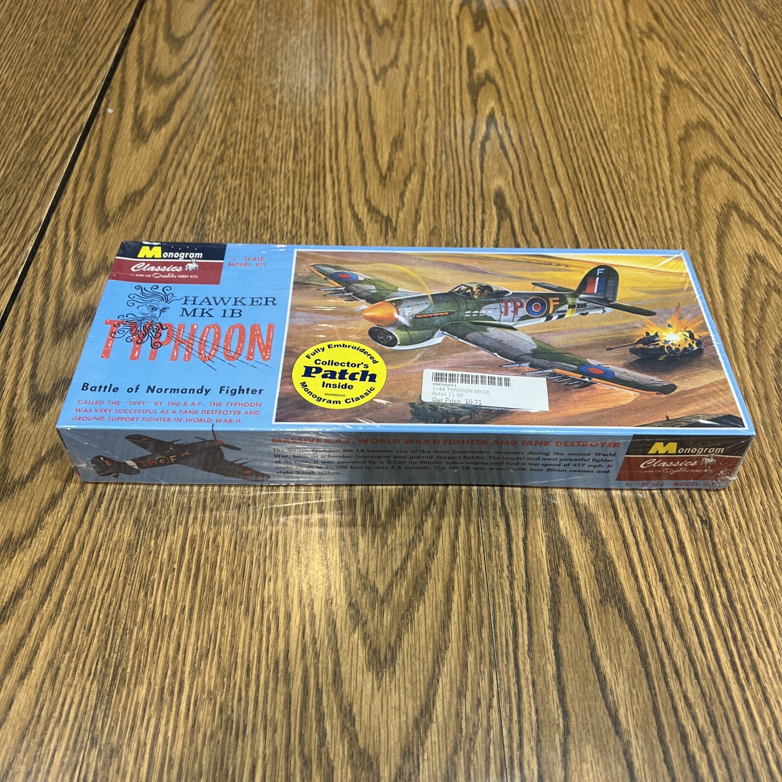 NRFB Vintage 1999 Monogram 1/48 Hawker Mk.1B Typhoon Battle of Normandy ...