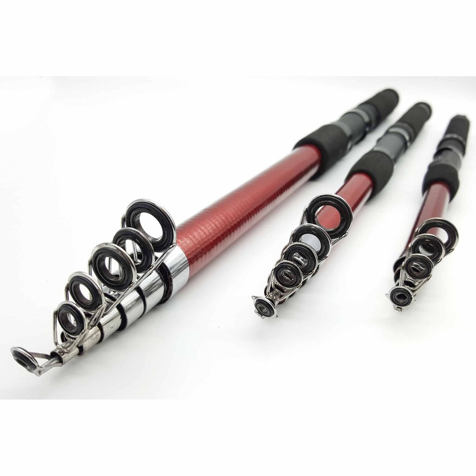 Telescopic Match Rod Fiber Fishing Carbon Sea Spinning Reel Pole | eBay UK