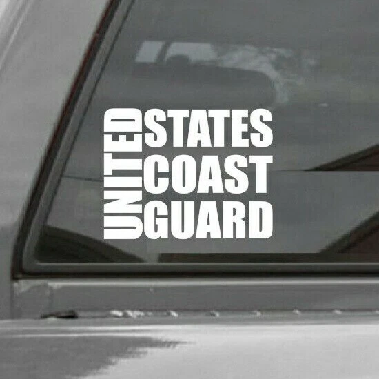 Coast Guard Window Decals
