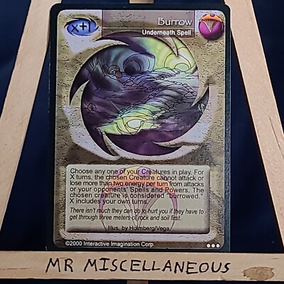 Magi Nation Duel - Burrow - Underneath Spell - Base Unlimited * Cave ...