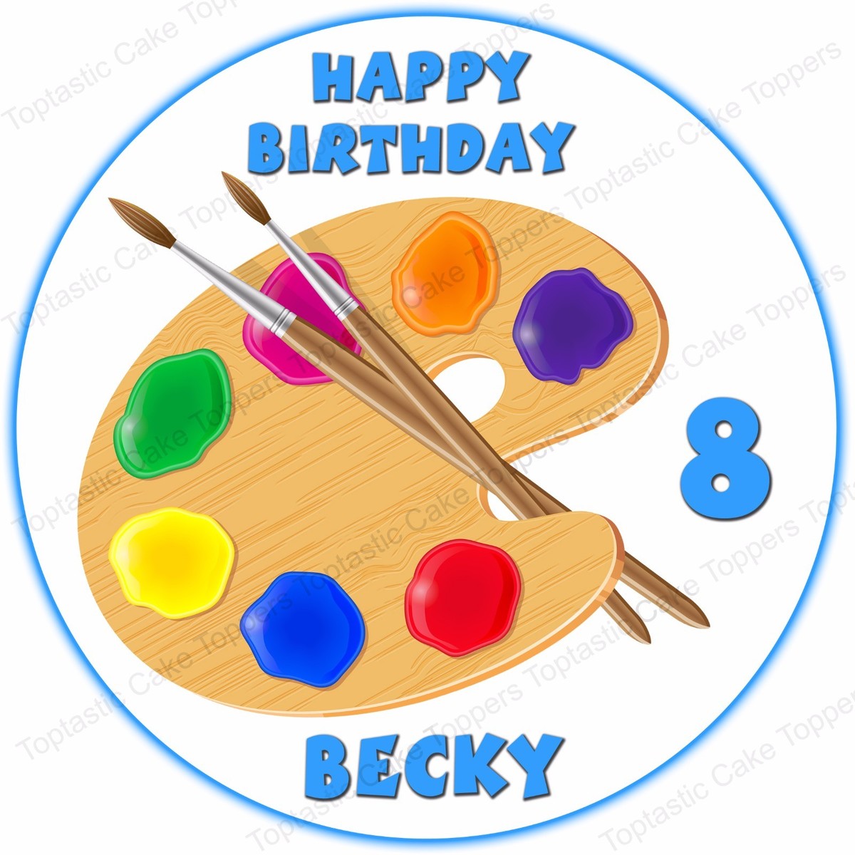 Artist Cake Topper
