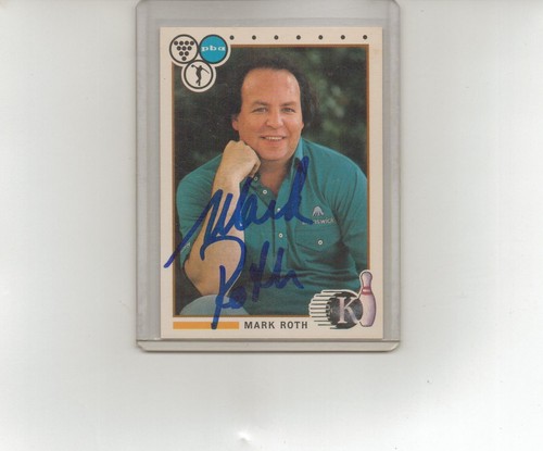 Mark Roth PBA Bowler Bowling Signed Autographed 1990 Kingpin Card | eBay
