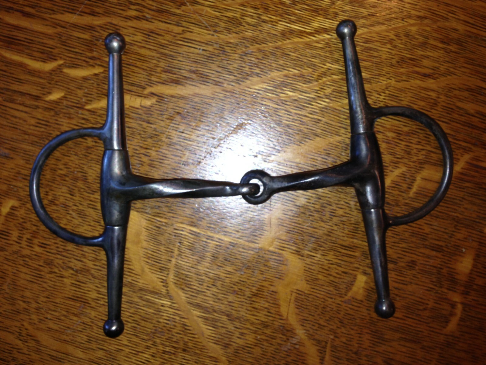 JP Korsteel jointed Full Cheek Slow Twist Eggbutt Snaffle Bit Vintage | eBay