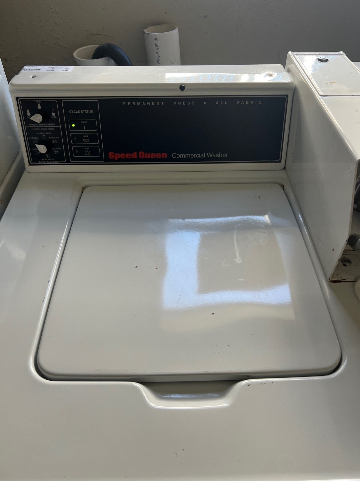 Speed Queen Commercial Coin Op Top Load Washer 1PH 120V 60HZ - Coin ...