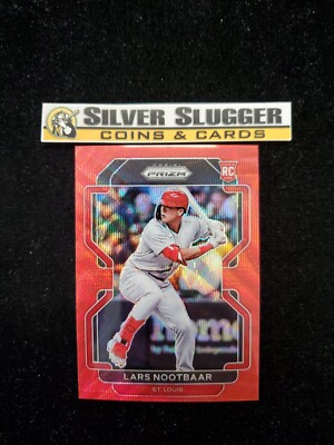 2022 Lars Nootbaar Panini Prizm Red Wave /99 RC Rookie Card St. Louis ...
