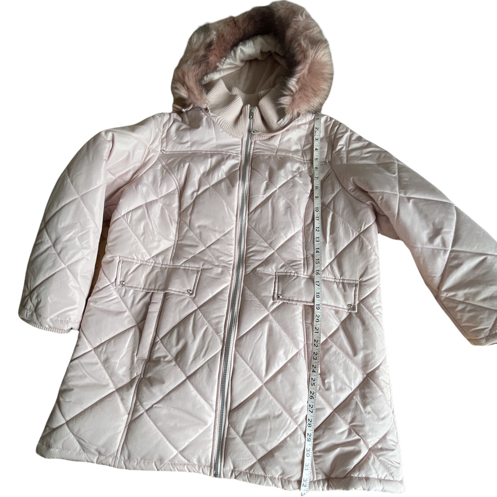 Women’s Jacket Size 1X Details Faux-Fur trimmed hood Quilted Jacket ...