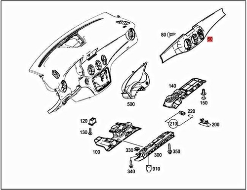 Genuine MERCEDES BBDC C117 X117 X156 Trim strip 1176808900 | eBay