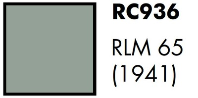 Real Colors Military: RLM65 1941 Light Blue Lacquer Based Paint 17ml ...