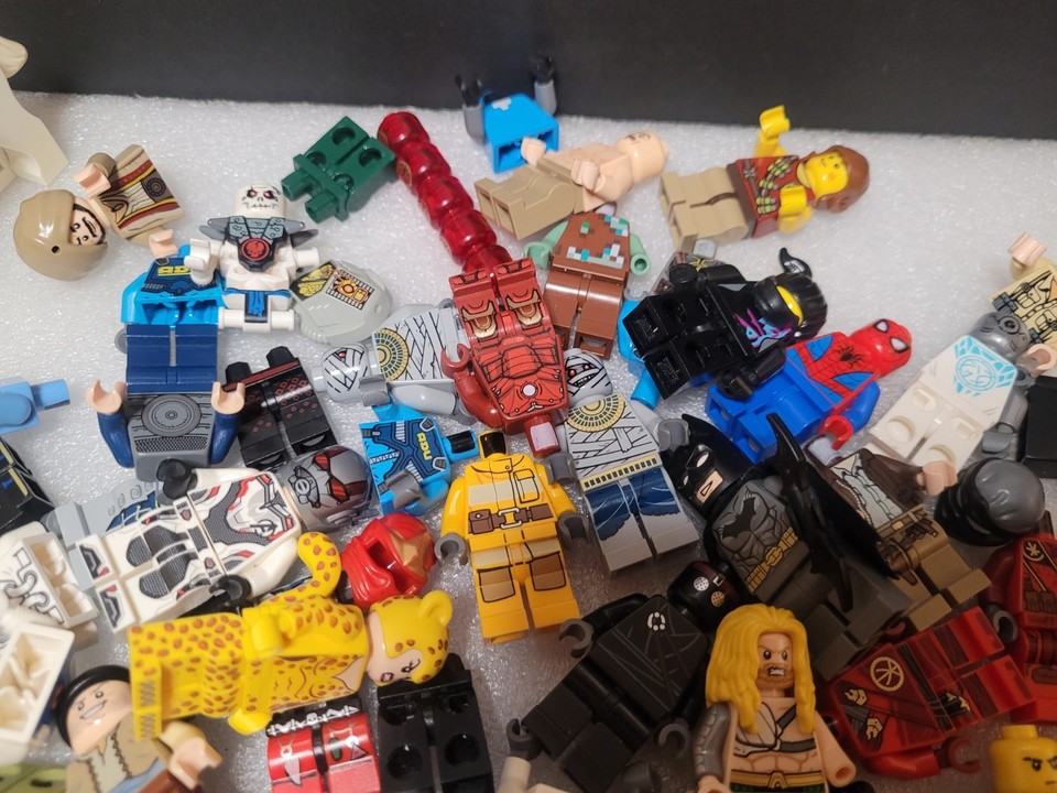 LEGO Minifigure Bundle Joblot Minifigures Spare Ninjago + Others Inc 58 ...