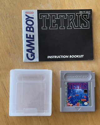 Tetris Nintendo Original DMG Game Boy Game Tested With Instruction ...