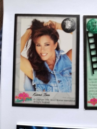 KIANA TOM SIGNED BENCHWARMER TRADING CARD BIKINI HOT! ESPN BODY SHAPING ...