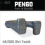 12 x Carbide Auger Tooth 134519 40/50 Size Tooth for Pengo Aggressor ...