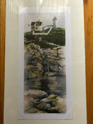 Nubble Lighthouse II Print by Fran Scully | eBay