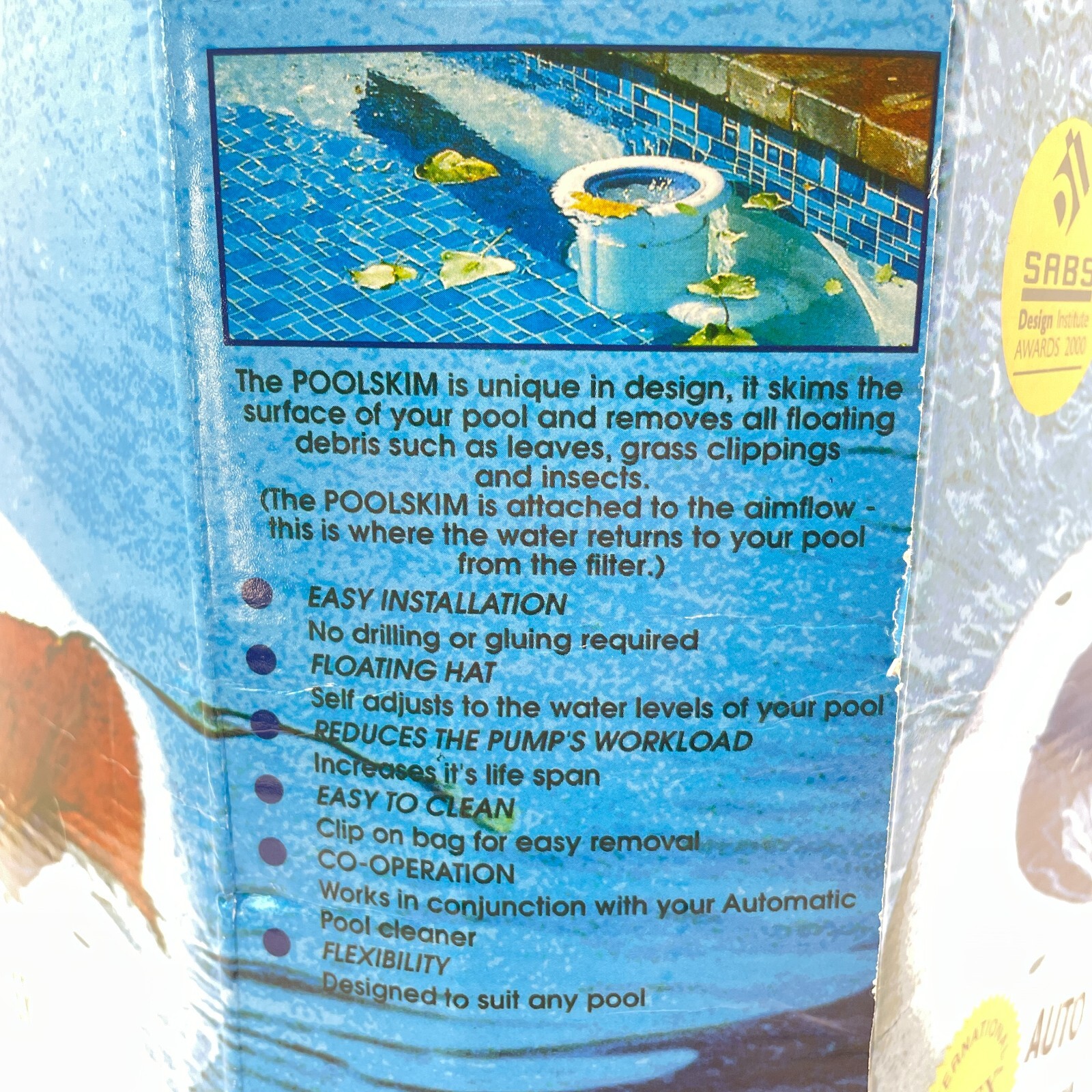 Poolskim automated pool skimmer surface vacuum self clean filter | eBay ...