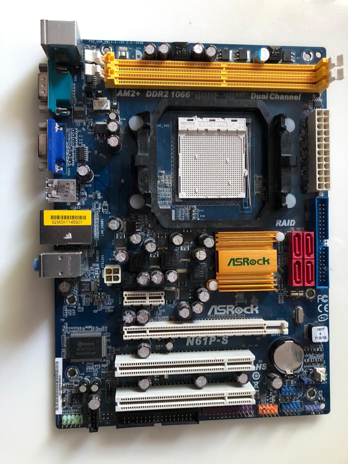 ASRock N61P-S 2xDDR2 1066 NVIDIA GeForce 6150SE / nForce 430 Chipset ...