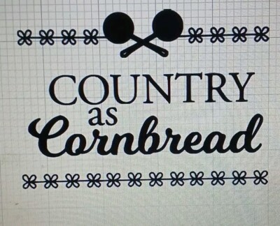 Countrt As Cornbread Decal | eBay