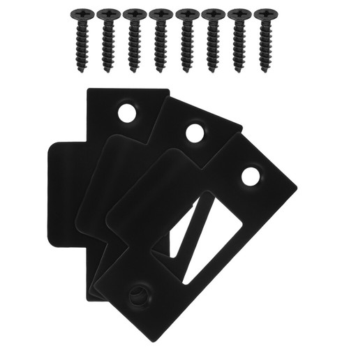 Door Lock Accessories Deadbolt Hardware Plate Latch Strike Plates | eBay