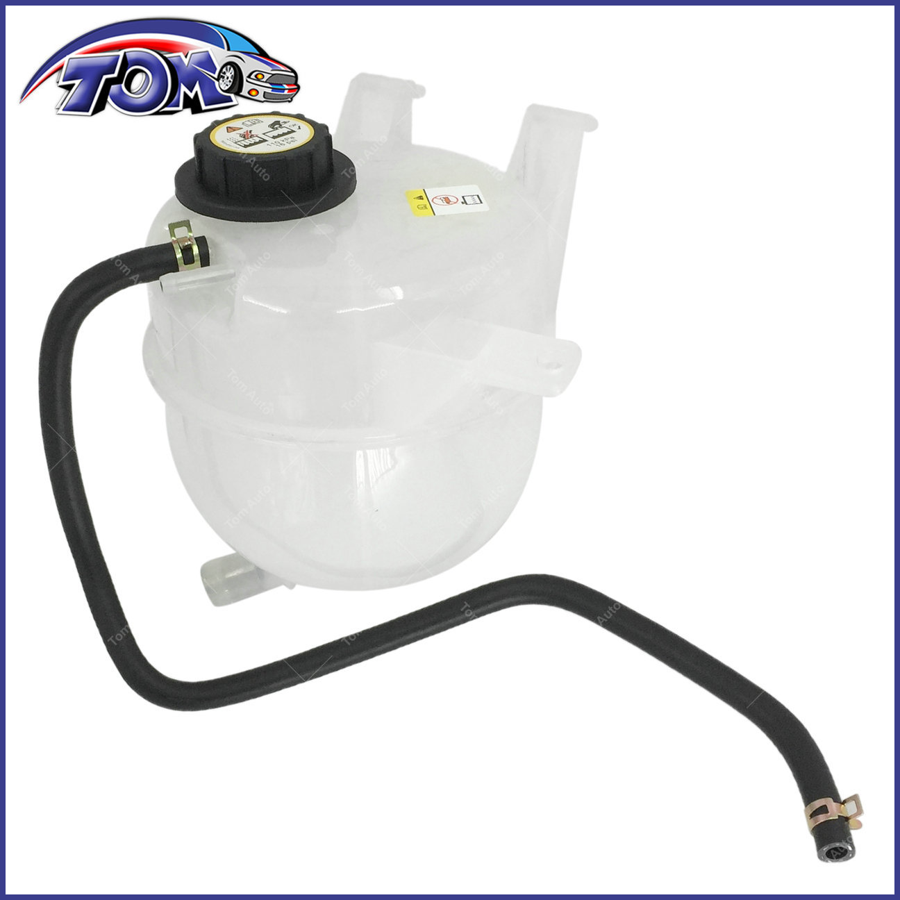 New Radiator Coolant Overflow Tank Bottle W/ Cap For Ford E350 E450 6 ...