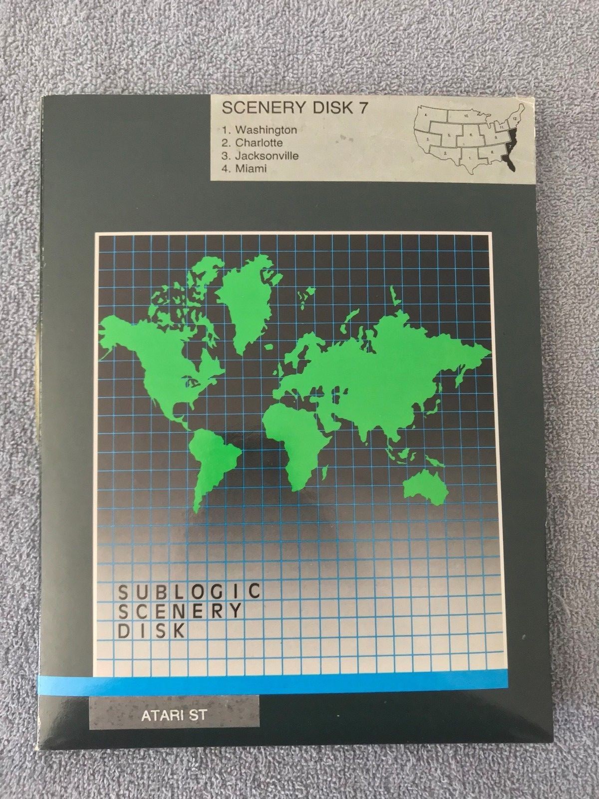 subLOGIC Scenery Disk 7 - Atari ST | eBay